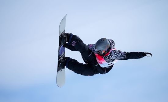 Sean Fitsimons Usa During Snowboarding Slope Editorial Stock Photo ...