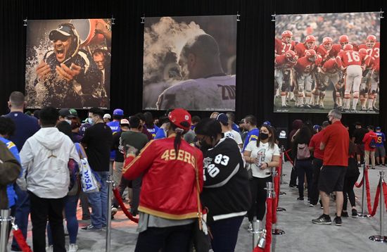 Visitors Immerse Themselves History Nfl Interactive Editorial Stock ...