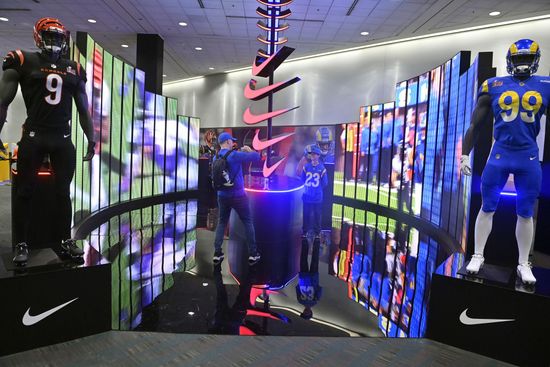 Visitors Immerse Themselves History Nfl Interactive Editorial Stock ...