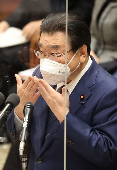 Japanese Healtrh Minister Shigeyuki Goto Answers Editorial Stock Photo ...
