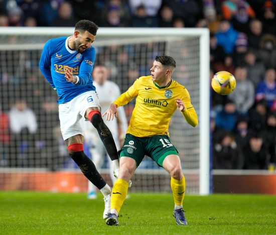 Connor Goldson Rangers Beats Kevin Nisbet Editorial Stock Photo - Stock ...