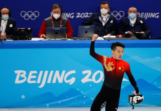 Ren Ziwei China Celebrates After Winning Editorial Stock Photo - Stock ...