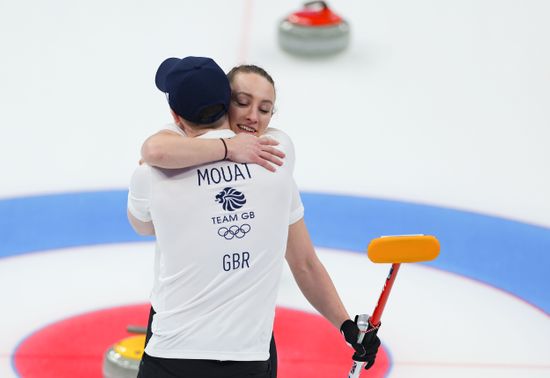 Jennifer Dodds Rear Britain Hugs Her Editorial Stock Photo - Stock ...