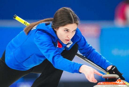 Stefania Constantini Italy Competes During Curling Editorial Stock ...
