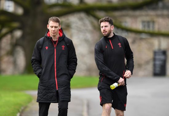Liam Williams Alex Cuthbert During Training Editorial Stock Photo ...