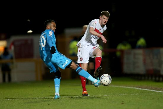 Bailey Clements Stevenage During Stevenage Vs Editorial Stock Photo ...