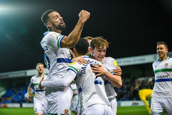 Goal 20 Tranmere Rovers Team Mates Editorial Stock Photo - Stock Image ...