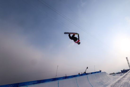Mens Snowboard Halfpipe Usas Lucas Foster Editorial Stock Photo - Stock ...
