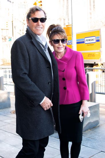 Sarah Palin Ron Duguay Arriving Palin Editorial Stock Photo - Stock ...
