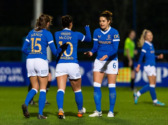 Rangers Womens Forward Kayla Mccoy Celebrates Editorial Stock Photo ...