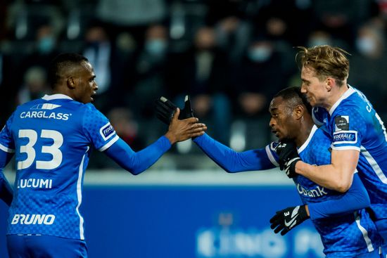 Genks Mujaid Sadick Aliu Celebrates After Editorial Stock Photo - Stock ...