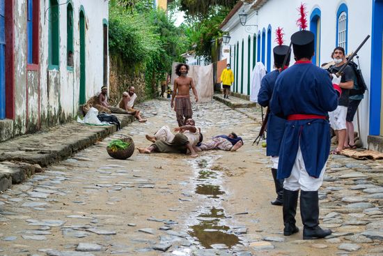 Filming Tv Show Movie Set Colonial Editorial Stock Photo - Stock Image ...