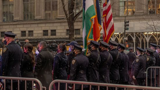 Command Staff Nypd Color Guard Editorial Stock Photo - Stock Image ...