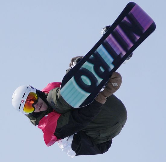 Switzerlands Jan Scherrer Competes Mens Snowboard Editorial Stock Photo ...