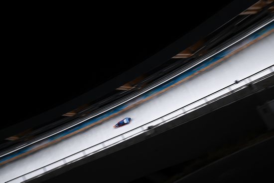 Marcus Wyatt Britain Competes During Skeleton Editorial Stock Photo ...