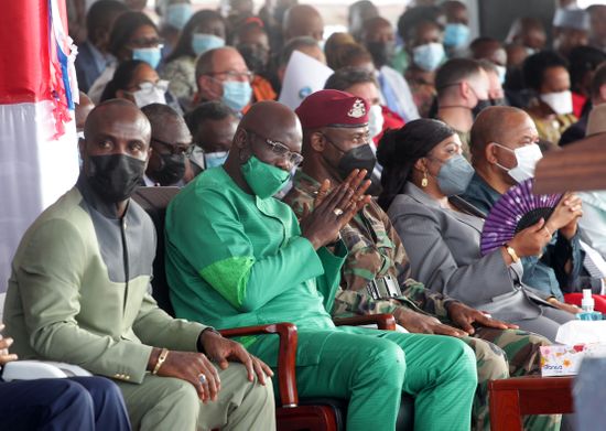 Liberian President Commander Chief Armed Forces Editorial Stock Photo ...