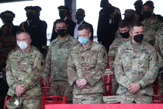 Us Army Officers Attend 65th Armed Foto de stock de contenido editorial ...