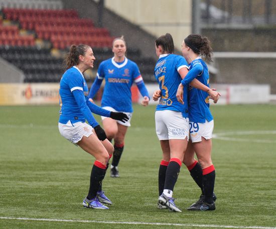 Rangers Womens Defender Demi Vance Celebrates Editorial Stock Photo ...