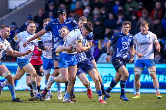 Seb Atkinson Worcester Warriors Tackled Editorial Stock Photo - Stock ...