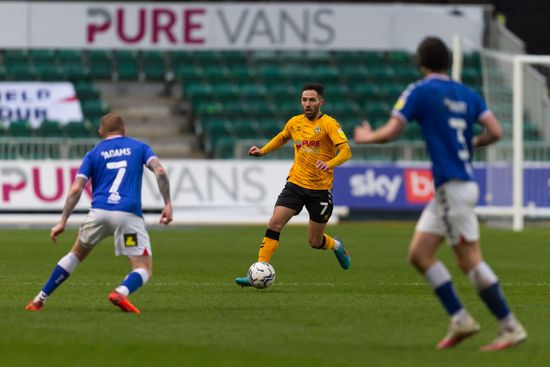 Newport County Midfielder Robbie Willmott 7 Editorial Stock Photo ...