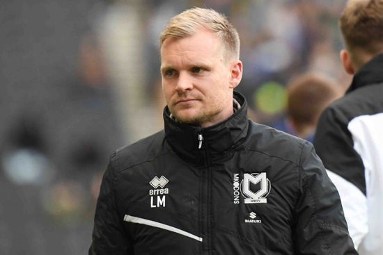 Milton Keynes Dons Manager Liam Manning Editorial Stock Photo - Stock ...