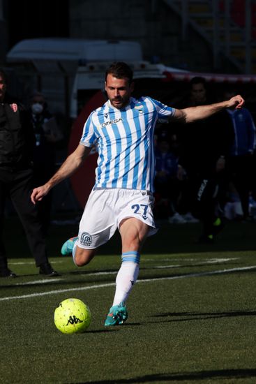 Alberto Almici Spal Action Editorial Stock Photo - Stock Image ...