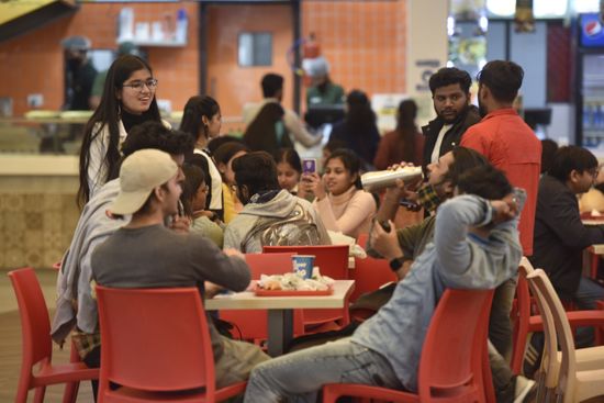 Visitors Food Court Gip Mall After Editorial Stock Photo - Stock Image ...