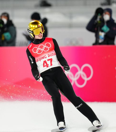 Marius Lindvik Norway Celebrates During Ski Editorial Stock Photo ...