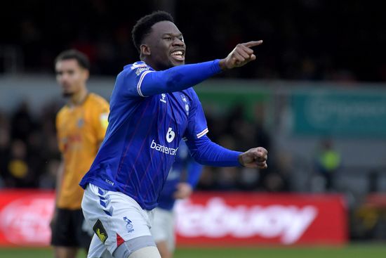 Oldham Athletics Mike Fondop Celebrates Scoring Editorial Stock Photo ...