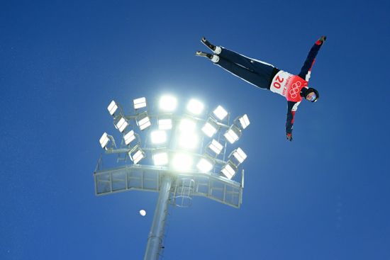 Christopher Lillis Usa During Freestyle Aerials Editorial Stock Photo ...