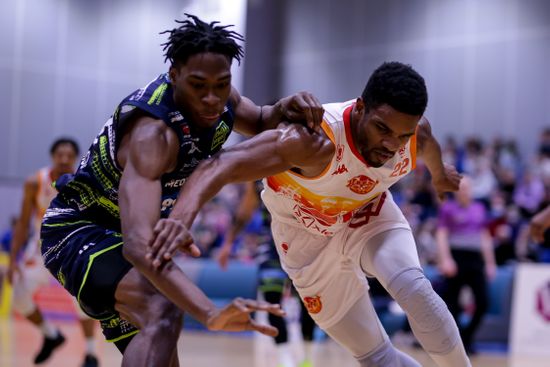 Malcolm Delpeche Bristol Flyers Challenges Noah Editorial Stock Photo ...