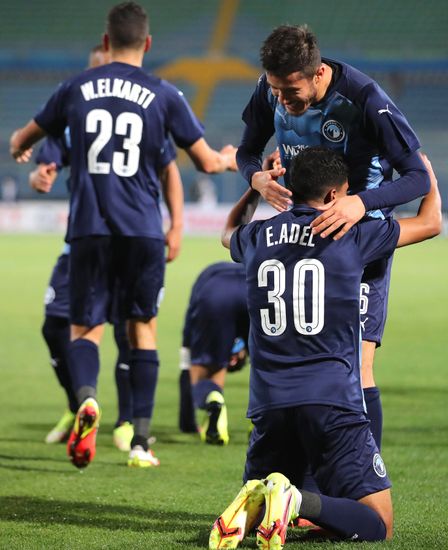 Pyramids Players Celebrate Their 21 Lead Editorial Stock Photo - Stock ...