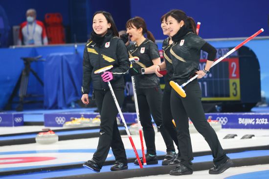 Japan Team Group Jpn Curling Womens Editorial Stock Photo - Stock Image ...