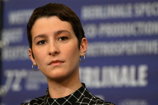 Actress Aude Mathieu Attends Press Conference Editorial Stock Photo ...