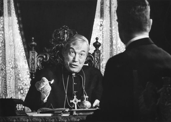 John Huston Onset Film Cardinal Columbia Editorial Stock Photo - Stock ...