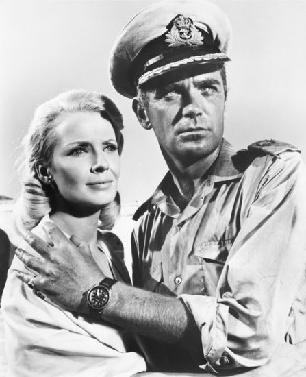 Elizabeth Shepherd Ronald Allen Onset Film Editorial Stock Photo ...
