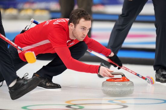 Steffen Walstad Norway Competes During Curling Editorial Stock Photo ...