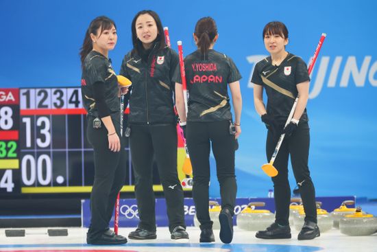 Japan Team Group Jpn Curling Womens Editorial Stock Photo - Stock Image ...