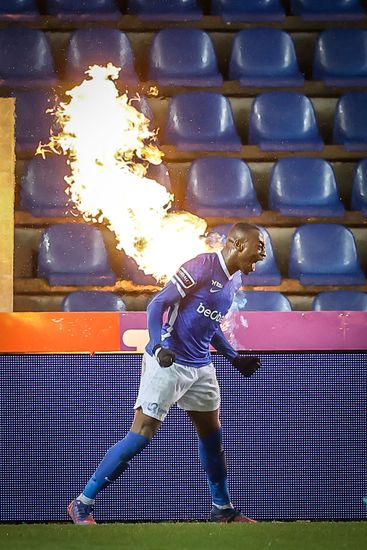 Genks Mujaid Sadick Aliu Celebrates After Editorial Stock Photo - Stock ...
