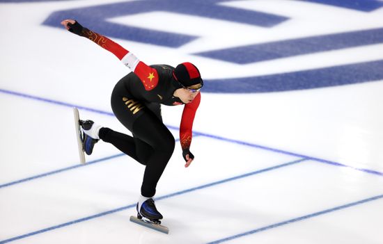 Li Qishi China Competes During Speed Editorial Stock Photo - Stock ...