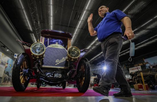 Visitor Walks Front 1906 Berliet Car Editorial Stock Photo - Stock ...