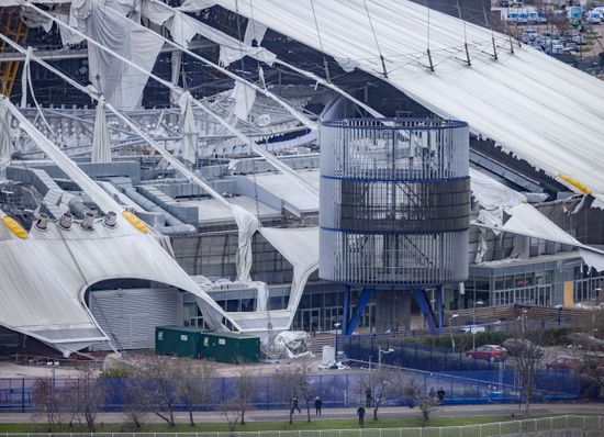 High Winds Storm Eunice Have Ripped Editorial Stock Photo - Stock Image ...