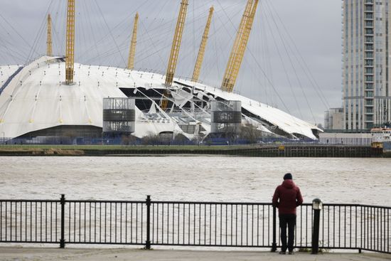 High Winds Storm Eunice Have Ripped Editorial Stock Photo - Stock Image ...