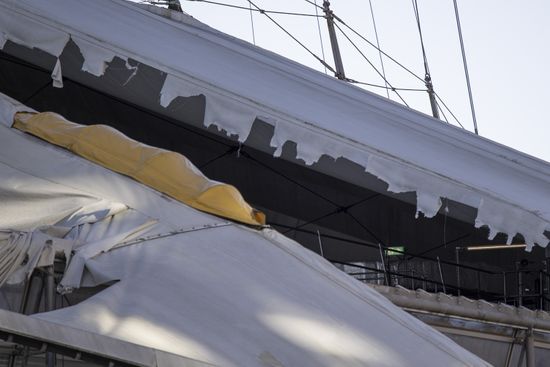 Parts Roof O2 Arena Were Damaged Editorial Stock Photo - Stock Image ...