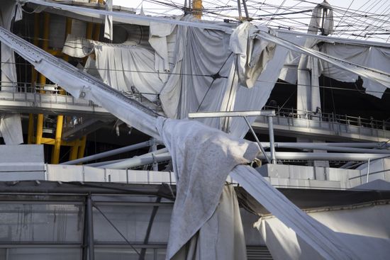 Parts Roof O2 Arena Were Damaged Editorial Stock Photo - Stock Image ...
