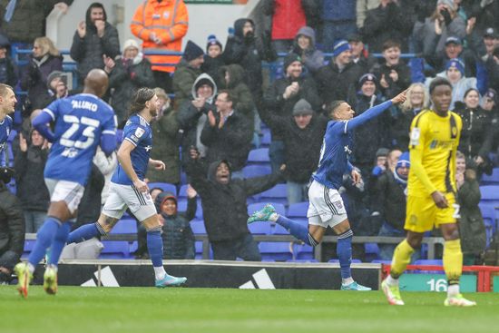 Goal 10 Kayden Jackson 19 Ipswich Editorial Stock Photo - Stock Image ...