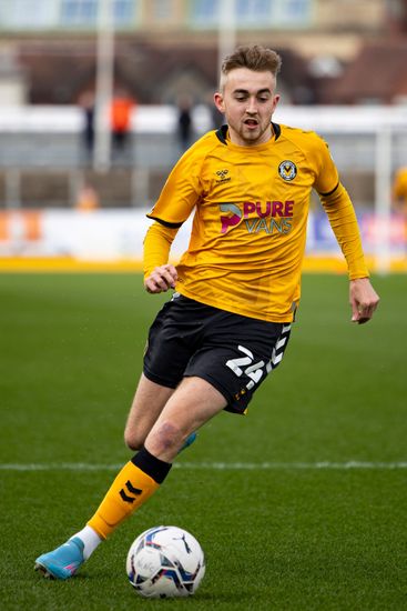 Jake Cain Newport County Action Editorial Stock Photo - Stock Image ...