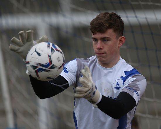 Patrick Boyes Hartlepool United Warms During Editorial Stock Photo ...