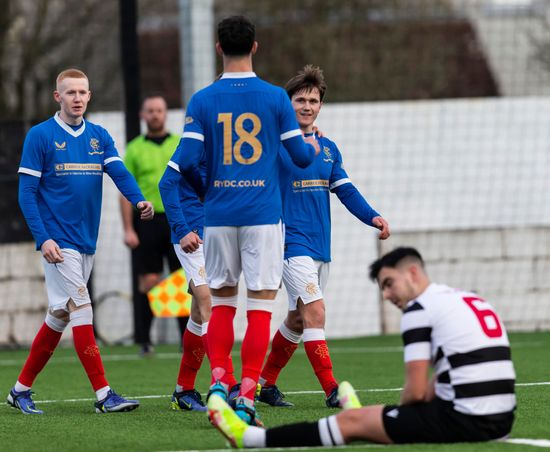 Rangers B Team Forward Tony Weston Editorial Stock Photo - Stock Image ...