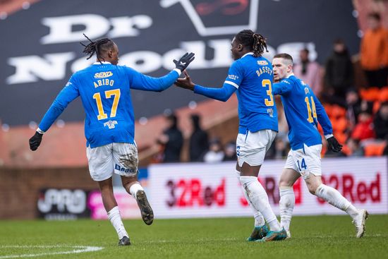 Joe Aribo Rangers Celebrates His Goal Editorial Stock Photo - Stock ...